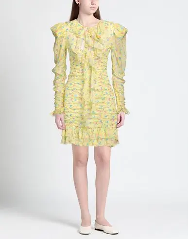 Alessandra Rich Mini Dress In Silk