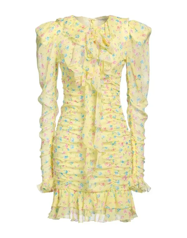 Alessandra Rich Mini Dress In Silk