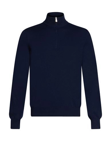 GRAN SASSO Half-zip Cashmere Sweater - Blue