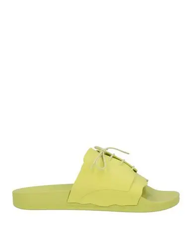 MAISON MARGIELA Rubber Slide Sandals - Lime Green