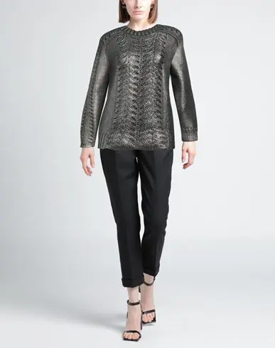 Alberta Ferretti Metallic Virgin Wool Sweater