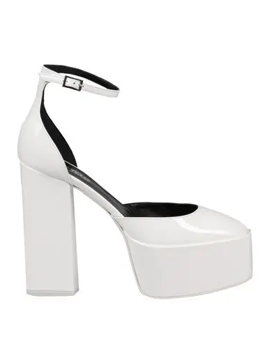 Paris Texas Pumps In Leather - White