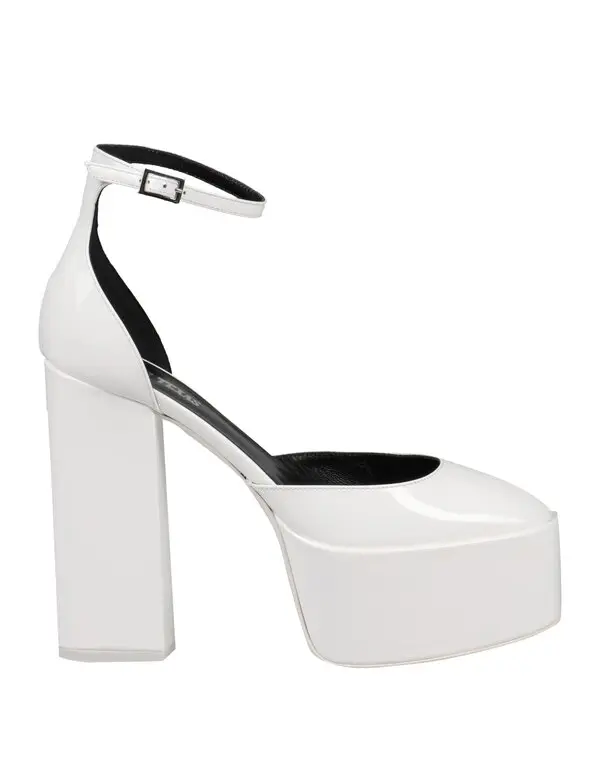 Paris Texas Pumps In Leather - White