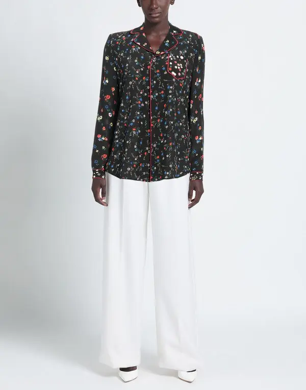 Red Valentino Floral-print Crepe Shirt