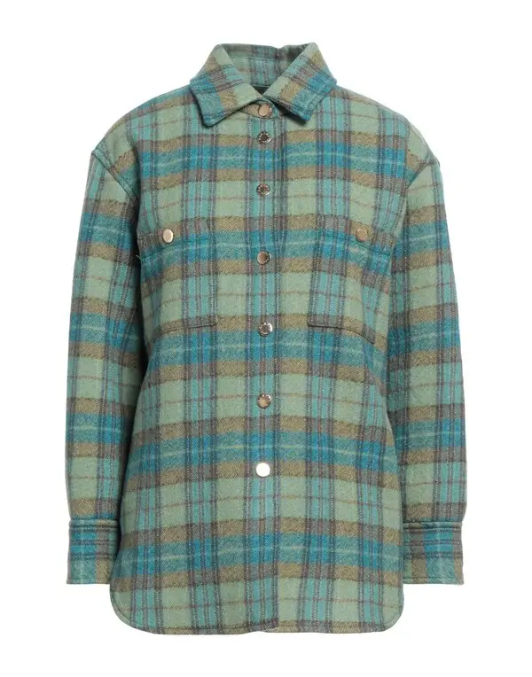 Sandro Shirt In Light Virgin Wool