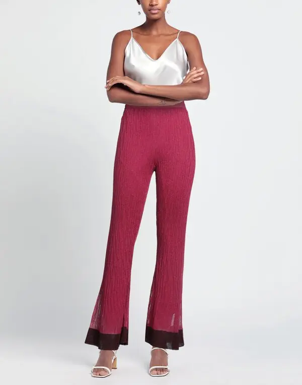 Missoni Flared Knit Pants - Magenta