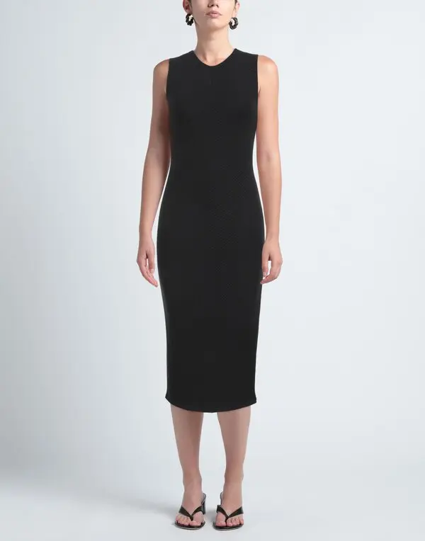 Rag & Bone Midi Bodycon Knit Dress In Black - 88% Off | Editorialist