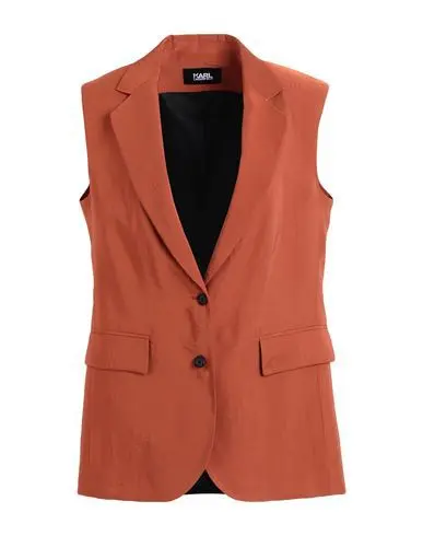 Karl Lagerfeld Tailored Blazer Gilet - Red