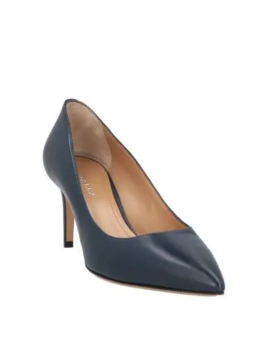 Bally Lambskin Pumps - Navy Blue