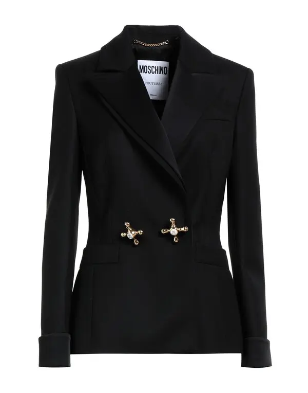 Moschino Double-breasted Blazer - Black