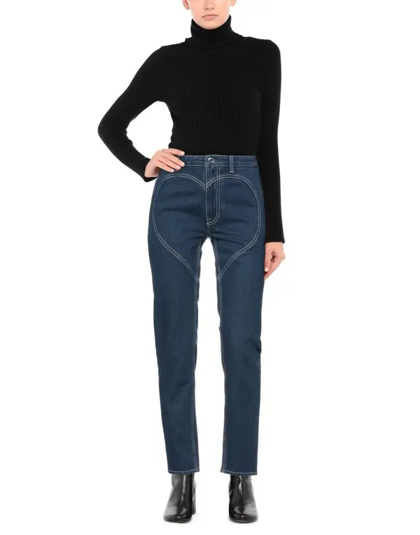 Burberry Cotton Jeans With Heart Detail