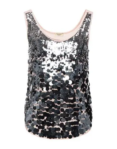 LIU •JO Sequin-embellished Chiffon Top