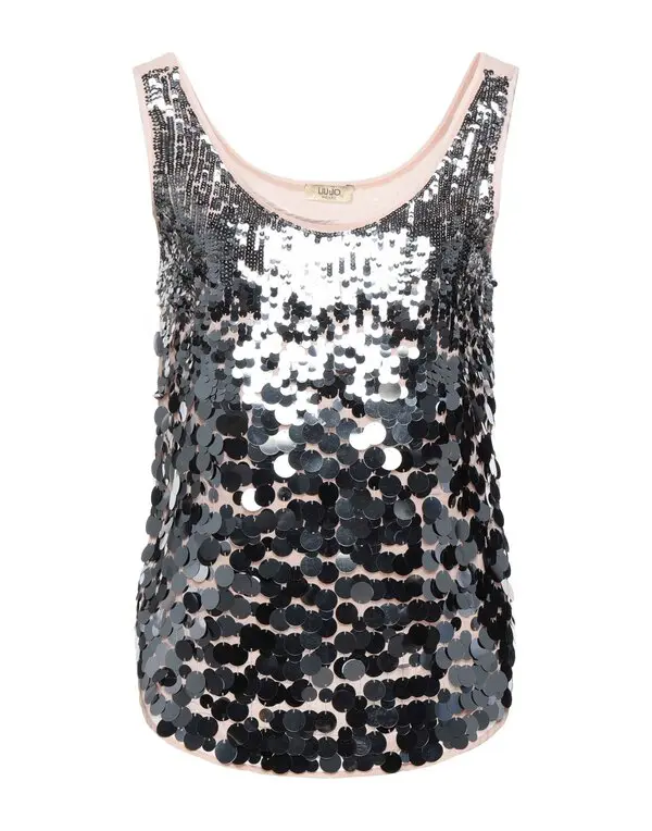 LIU •JO Sequin-embellished Chiffon Top
