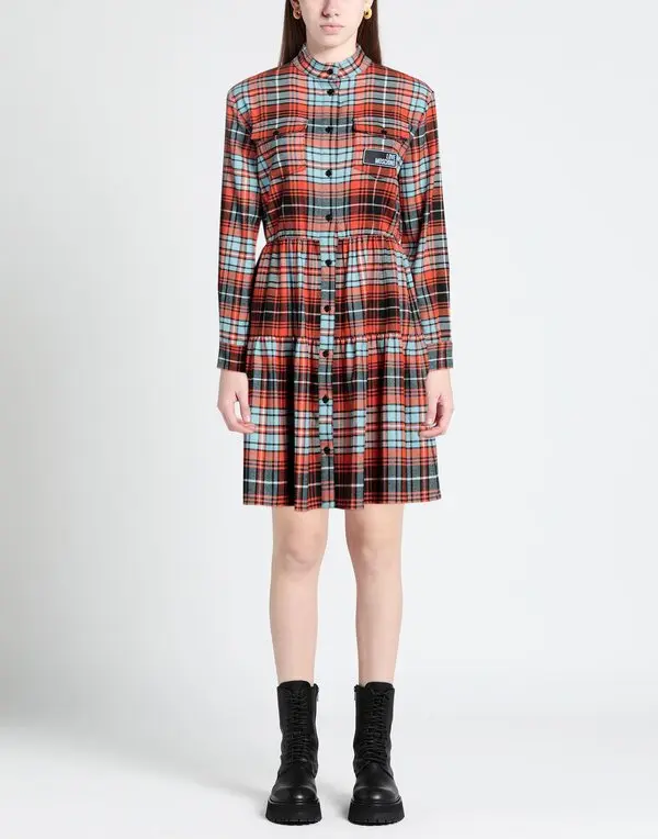 Moschino Mini Dress Size Polyester, Viscose, Elastane