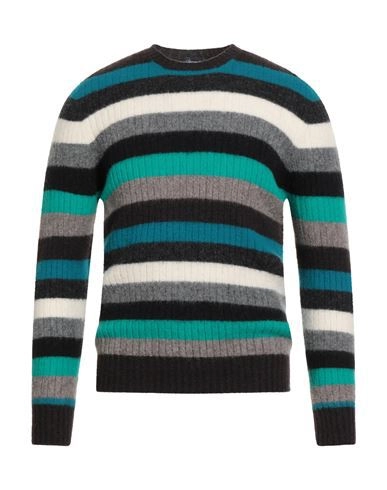 DRUMOHR Lambswool Striped Sweater - Blue