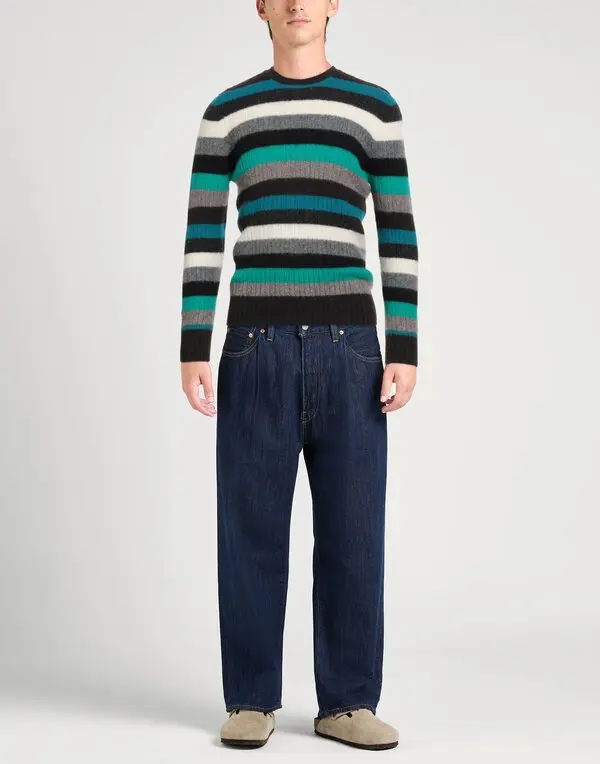 DRUMOHR Lambswool Striped Sweater - Blue