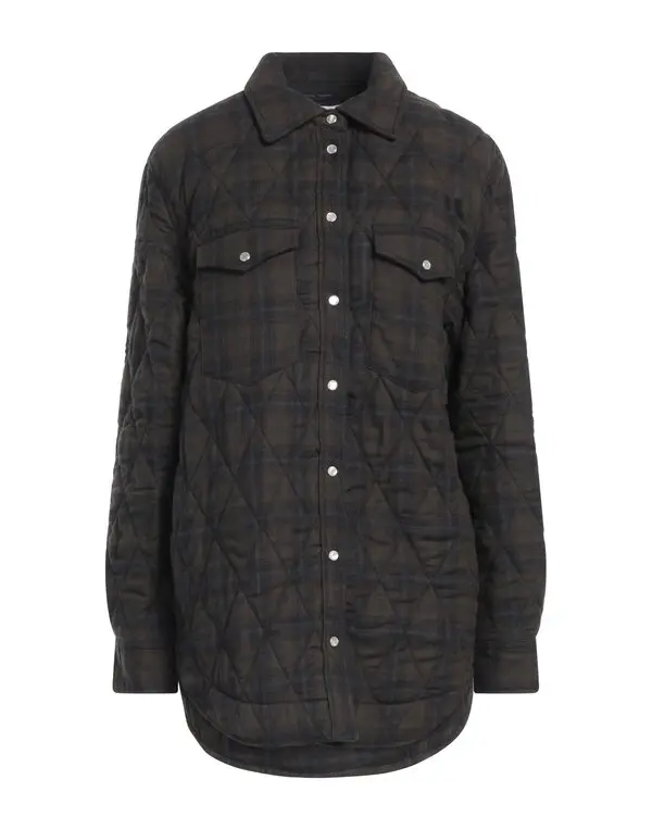MARANT ETOILE Jacket In Cotton Flannel With Tartan Pattern