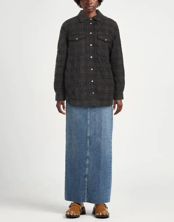 MARANT ETOILE Jacket In Cotton Flannel With Tartan Pattern