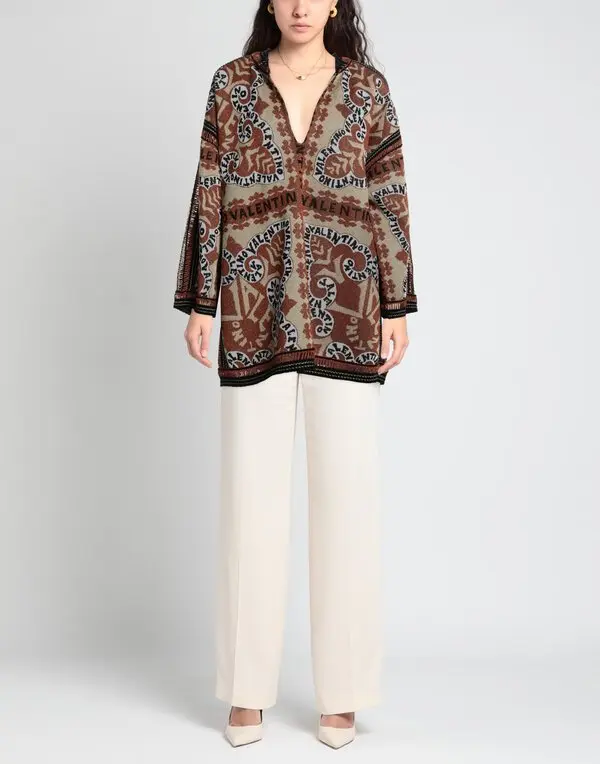 Valentino Garavani Knitted Lamé Sweater