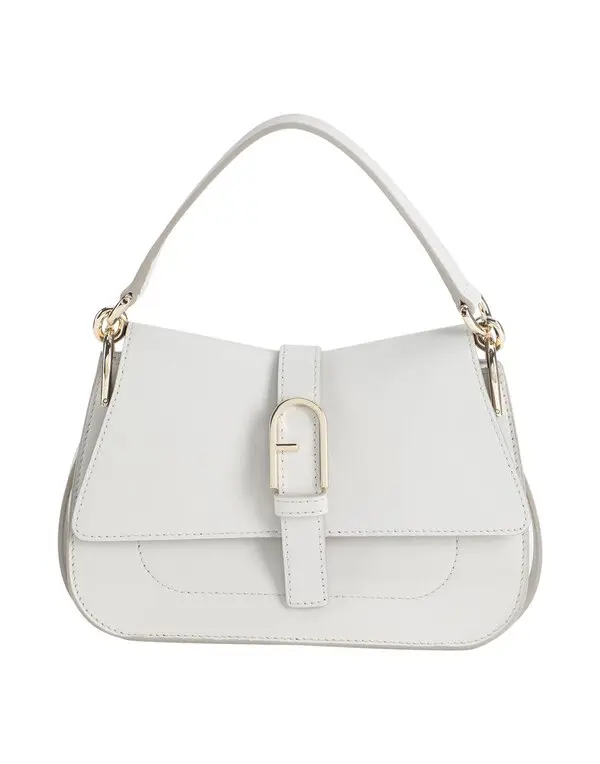 Furla Flow Mini Top Handle Handbag - Off White