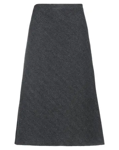 MAISON MARGIELA Midi Skirt Size Wool - Grey