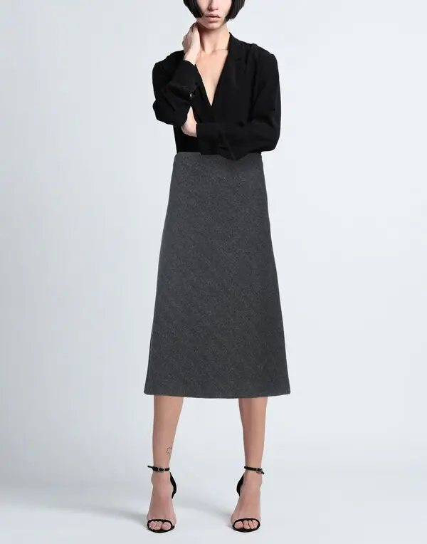 MAISON MARGIELA Wool Midi Skirt