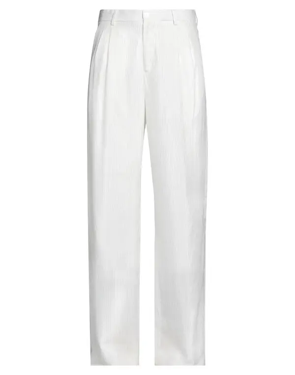 Emporio Armani Wide Leg Pants - Ivory