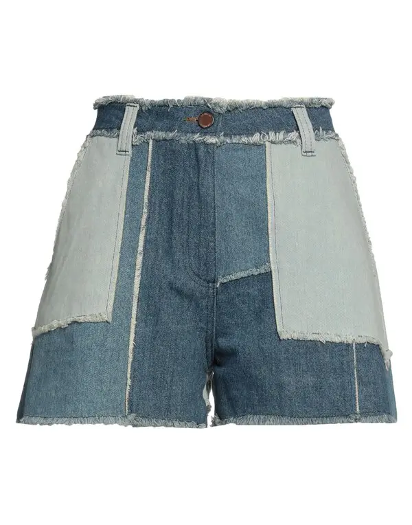 Moschino Patchwork Denim Shorts