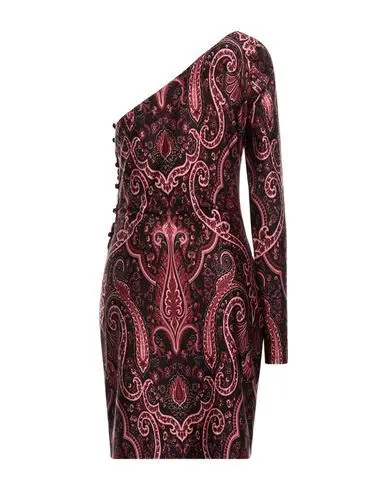 Etro Mini Paisley-print One-shoulder Bodycon Dress