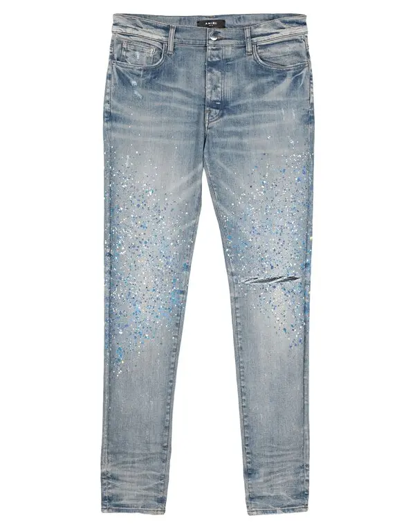 Amiri Skinny Jeans With Crystals