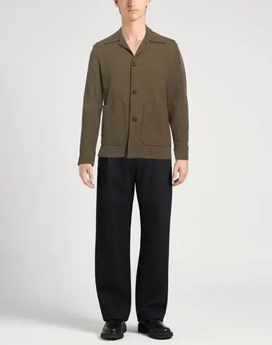 PAOLO PECORA Jacket Size Viscose, Polyamide, Elastane - Green