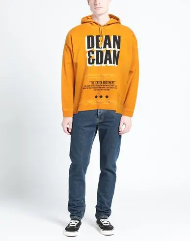 Dsquared2 Cotton Blend Sweatshirt - Yellow
