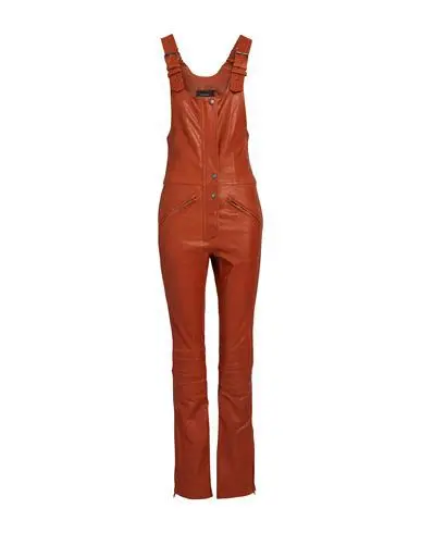Isabel Marant Jumpsuit In Lambskin - Red