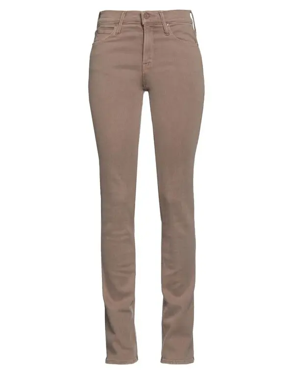 MOTHER Flared High-waisted Jeans - Beige