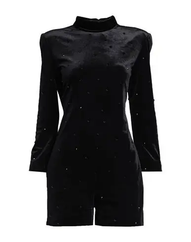 Philosophy Di Lorenzo Serafini Chenille Playsuit With Appliqués - Black