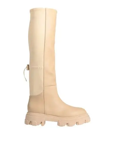 GIA BORGHINI Leather And Textile Fiber Boots