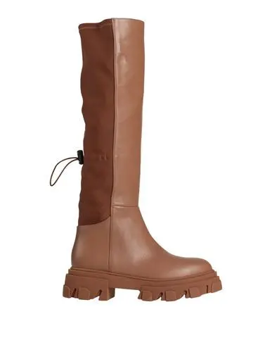 GIA BORGHINI Leather And Textile Fiber Boots