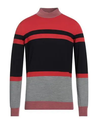 SVEVO Striped Wool Turtleneck