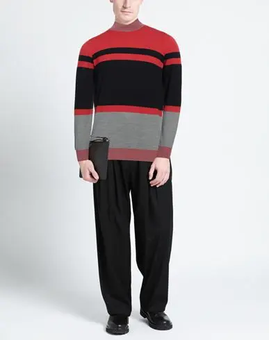 SVEVO Striped Wool Turtleneck