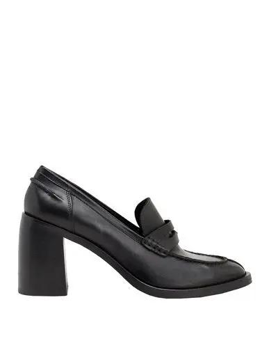 8 BY YOOX Calfskin Penny Loafers - Black