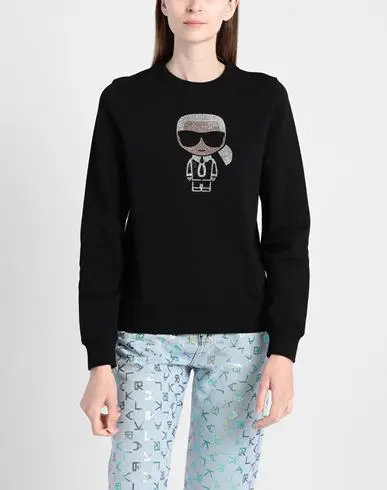 Karl Lagerfeld Ikonik Rhinestones Sweatshirt