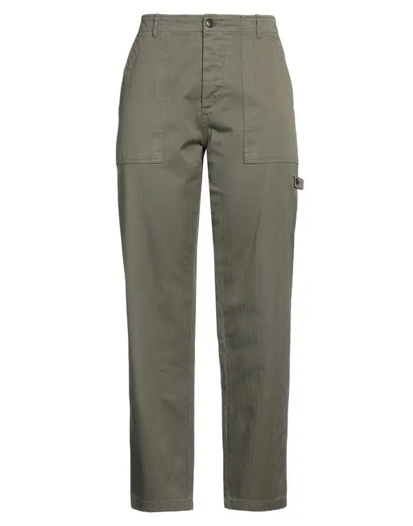 FORTELA Straight-leg Cotton Trousers - Green