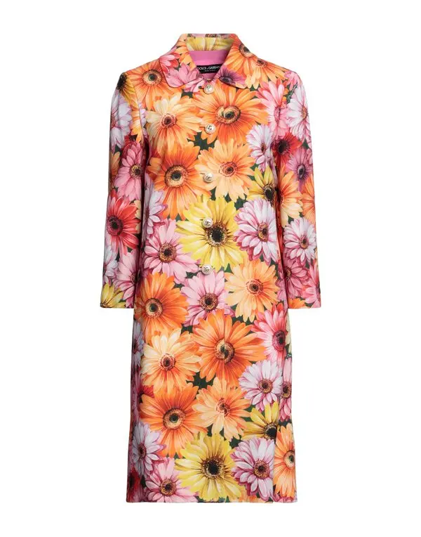 Dolce & Gabbana Crepe Floral Coat
