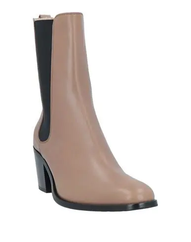 TOD'S Ankle Boots Light Brown Size Soft Leather