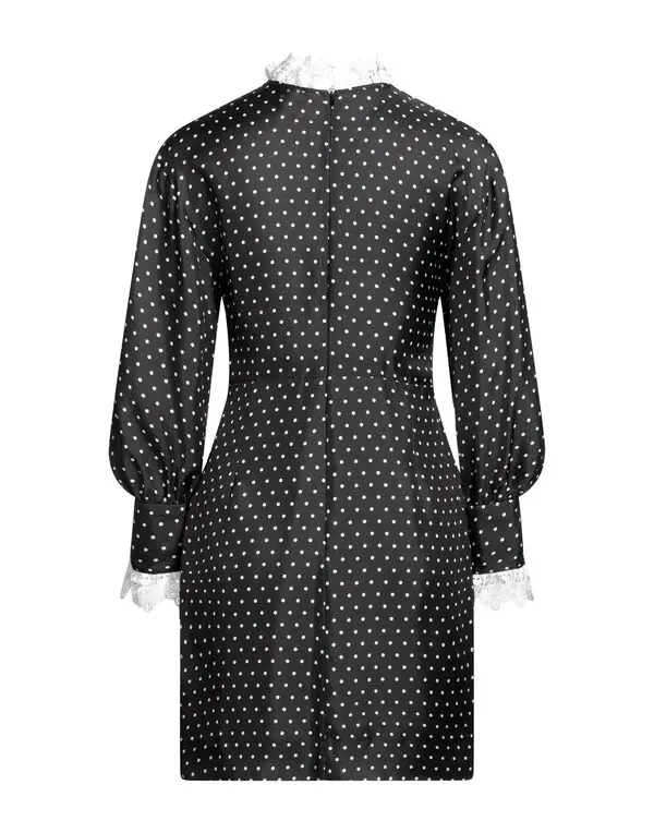 Sandro Mini Dress With Polka Dot Pattern And Turtleneck