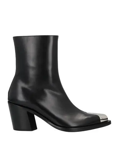 Alexander McQueen Ankle Boots With Geometric Heel