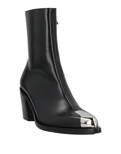 Alexander McQueen Ankle Boots With Geometric Heel