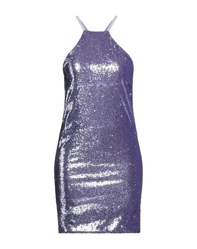 Attico Sequin Mini Dress - Purple