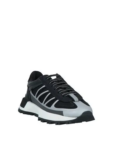 MAISON MARGIELA Sneakers In Leather And Textile Fibers - Black