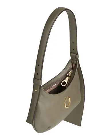 HIBOURAMA Leather Hobo Bag - Green